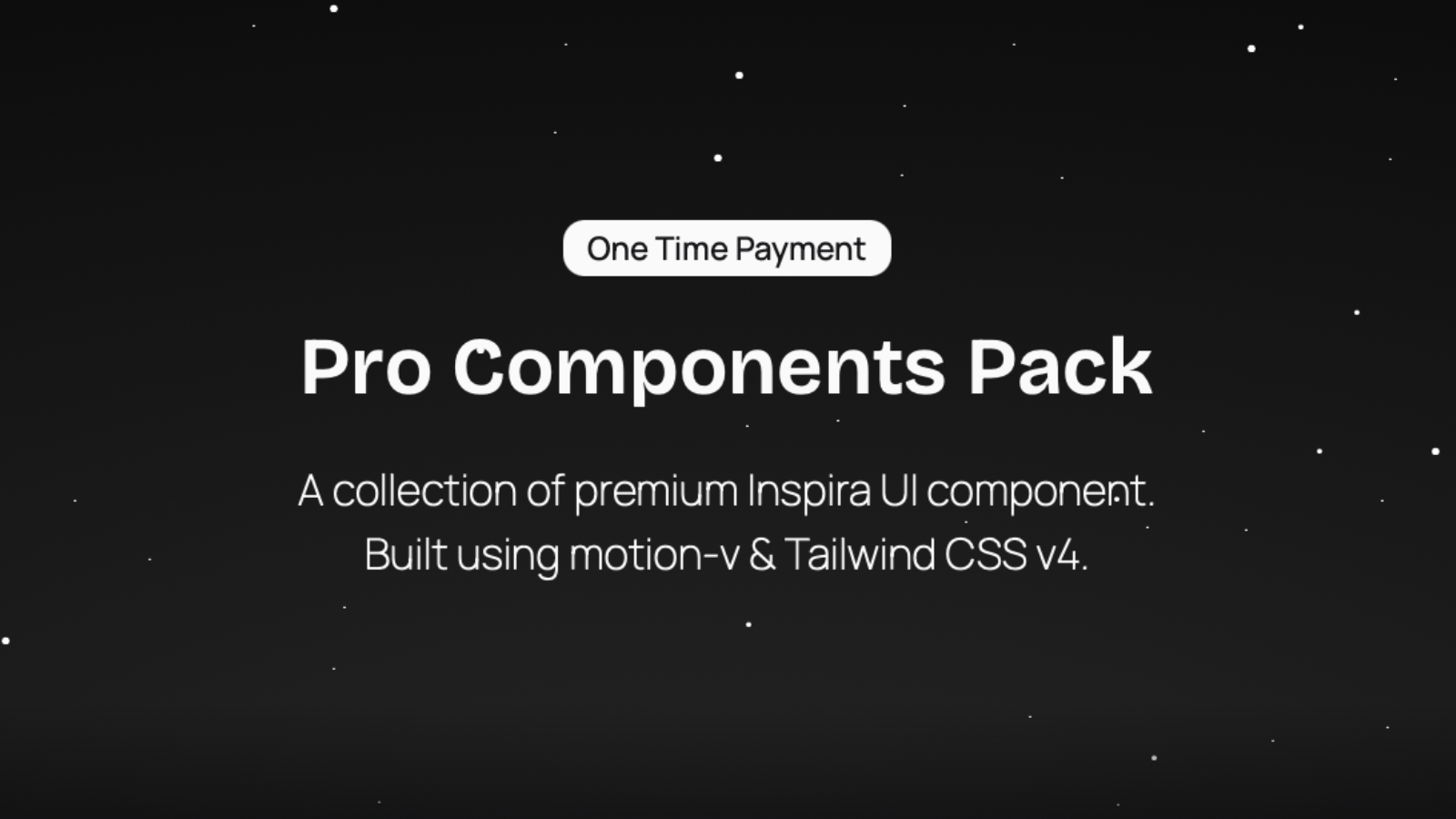 One time payment One time payment